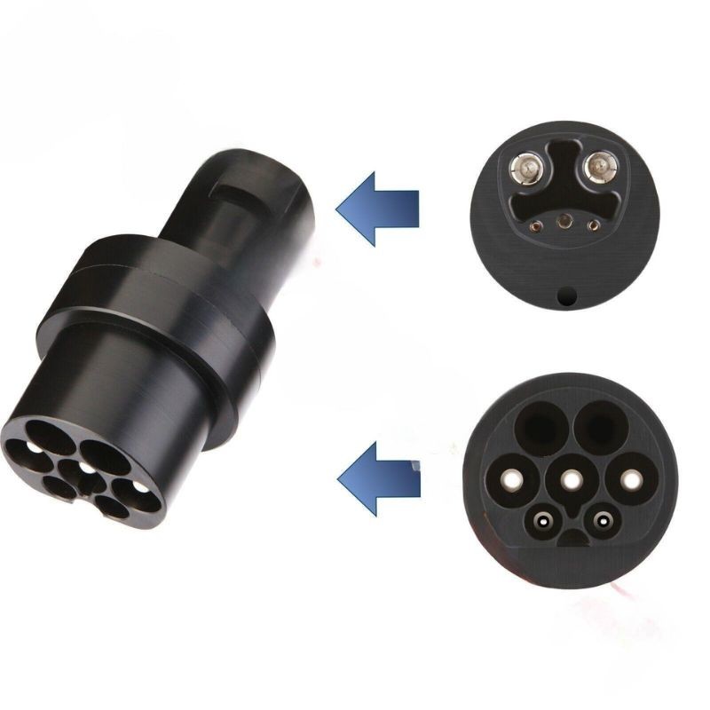 Type2 To Tesla Charging Adapter 80 Amp 250V AC For Electric Vehicle ...