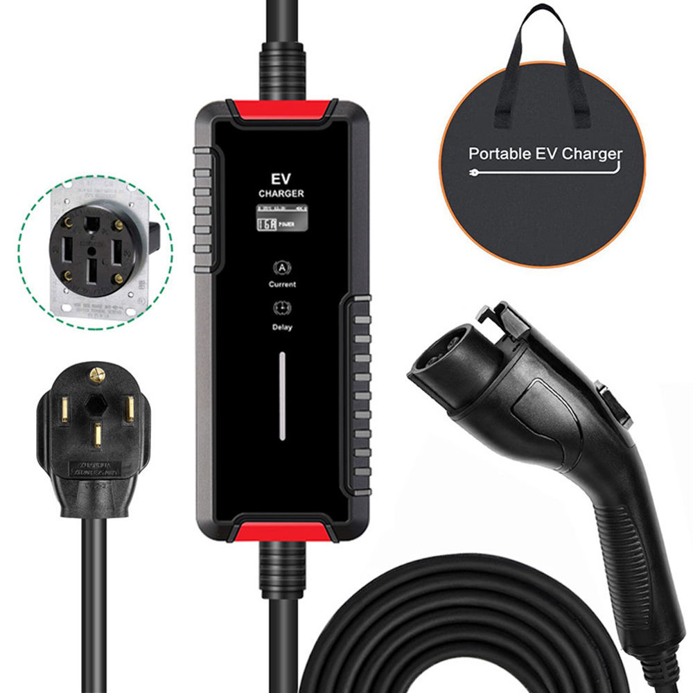 SAE J1772 32A Single Phase Type 1 Portable Charging Station EV AC Home ...