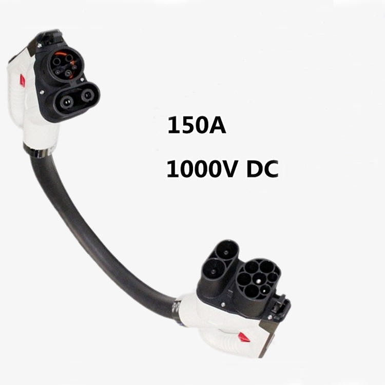 150A 1000V DC EVSE CCS2 To CCS1 Car Charging Adapter EV Charging ...